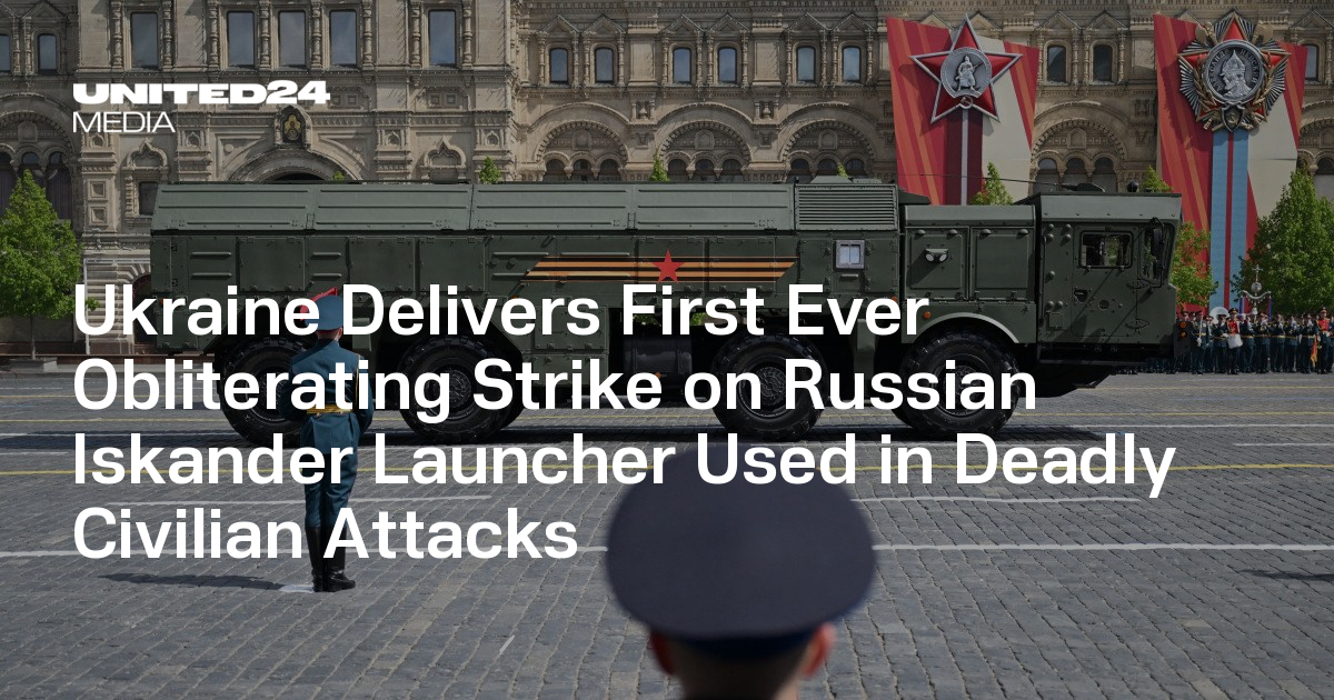 Ukraine's Precision Strike Targets Russian Iskander System, Leading to ...
