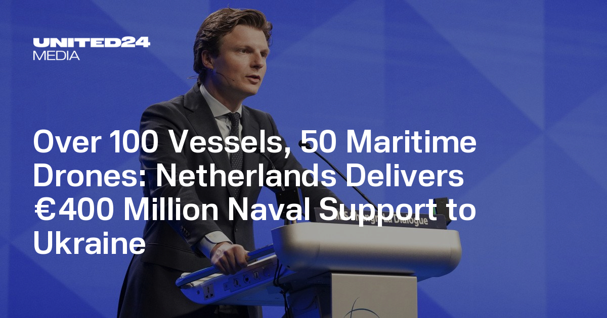 Over 100 Vessels, 50 Maritime Drones: Netherlands Delivers €400 Million ...