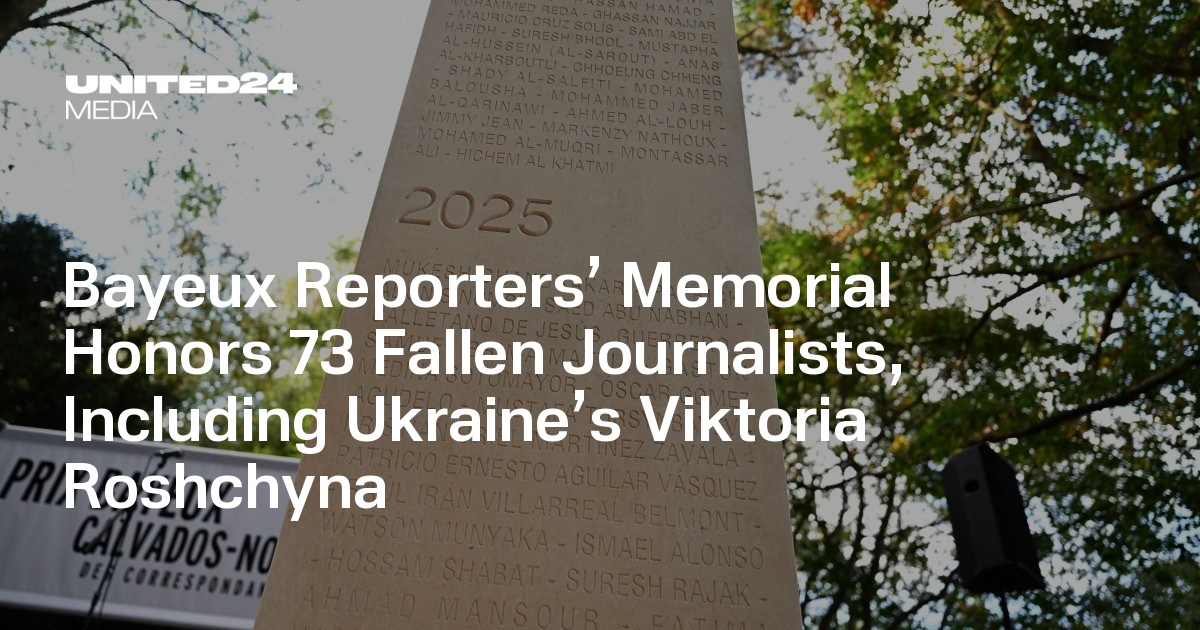 Bayeux Reporters’ Memorial Honors 73 Fallen Journalists, Including ...