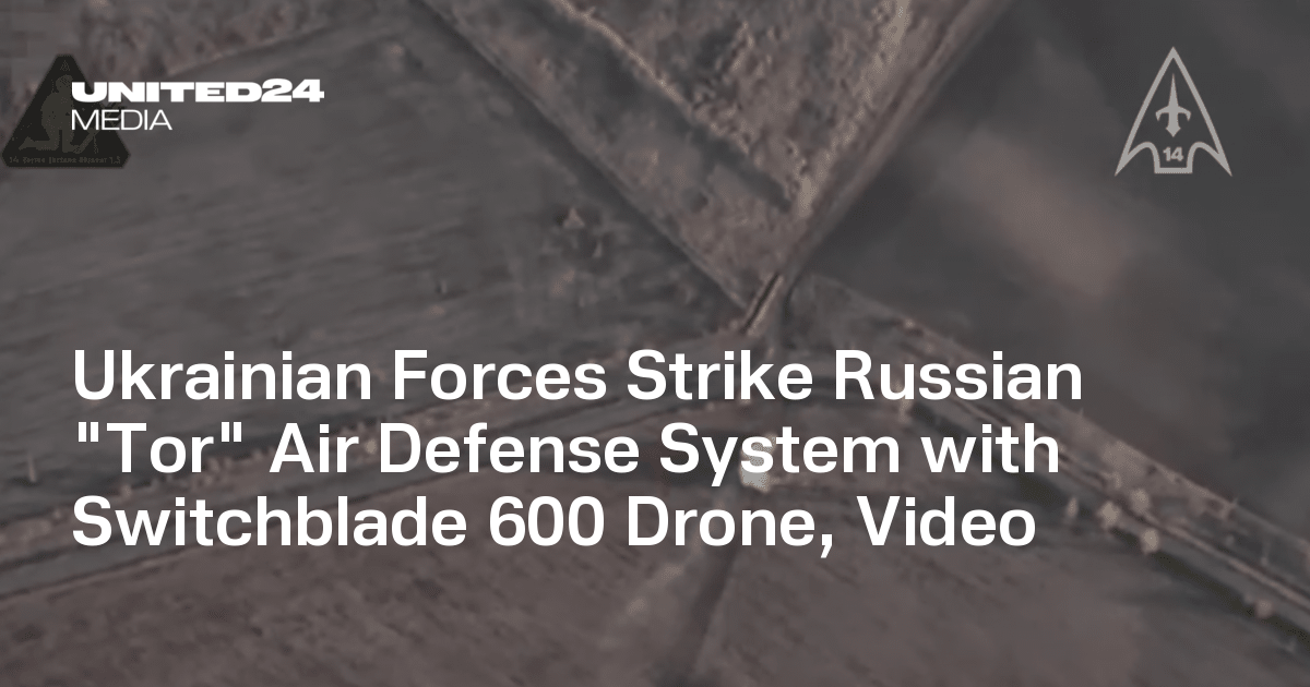Ukrainian Forces Strike Russian "Tor" Air Defense System with ...