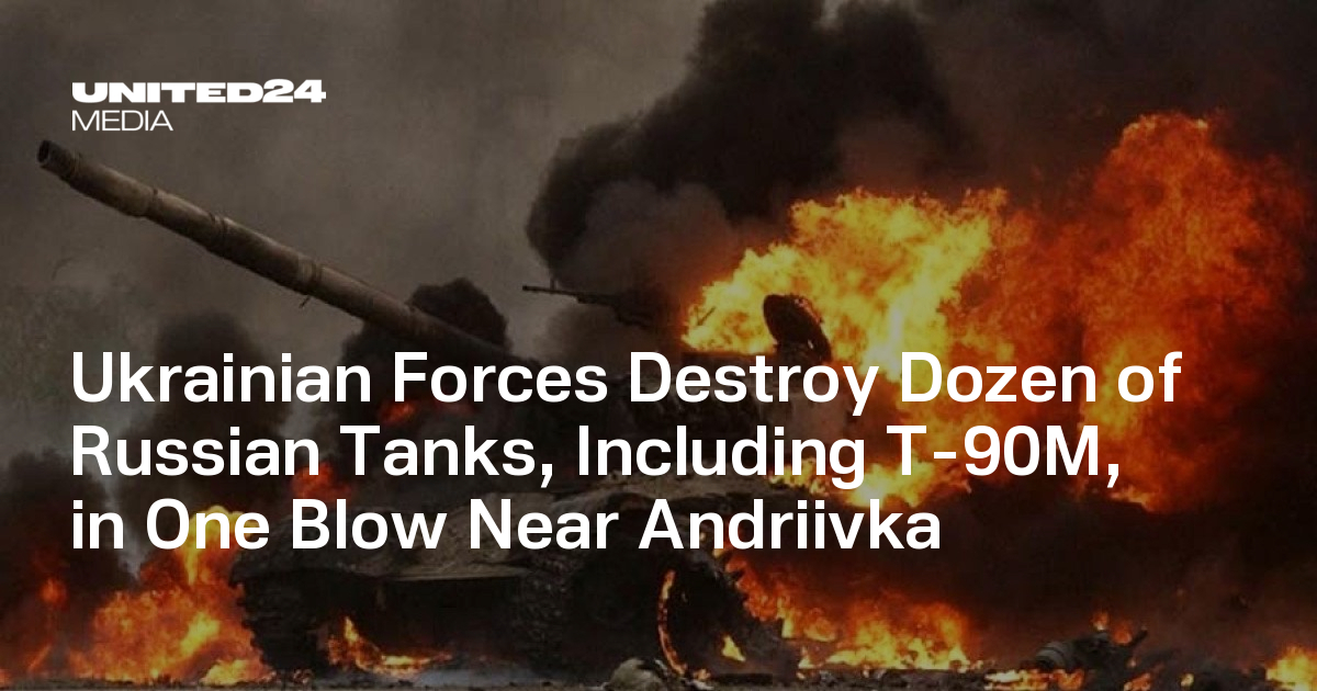 Ukrainian Forces Destroy Dozen of Russian Tanks, Including T-90M, in ...