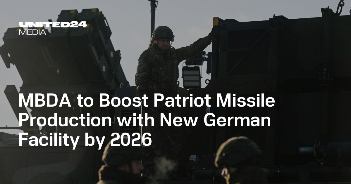 MBDA to Boost Patriot Missile Production with New German Facility by ...