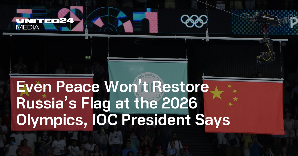 Even Peace Won’t Restore Russia’s Flag at the 2026 Olympics, IOC ...