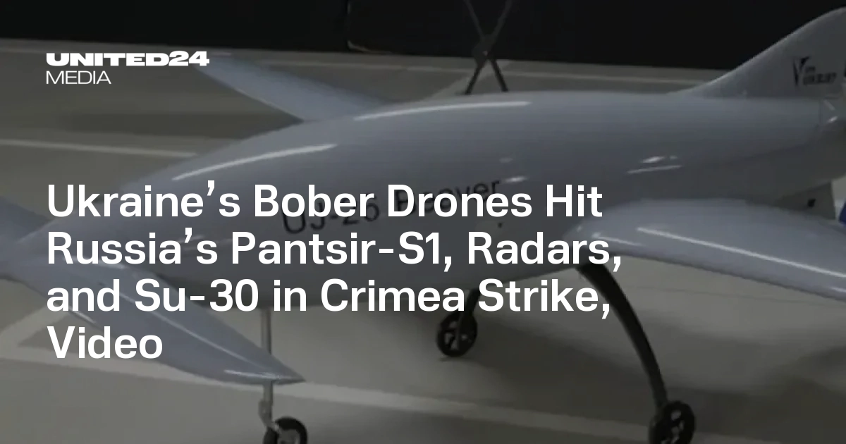 Ukraine’s Bober Drones Hit Russia’s Pantsir-S1, Radars, and Su-30 in ...