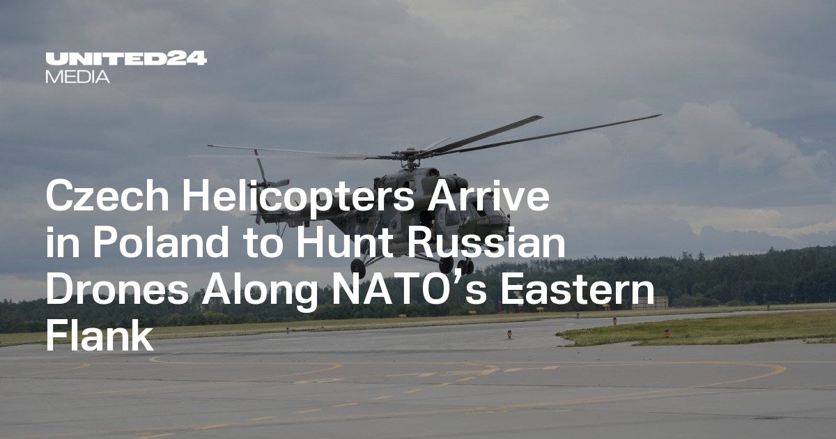 Czech Helicopters Arrive in Poland to Hunt Russian Drones Along NATO’s ...