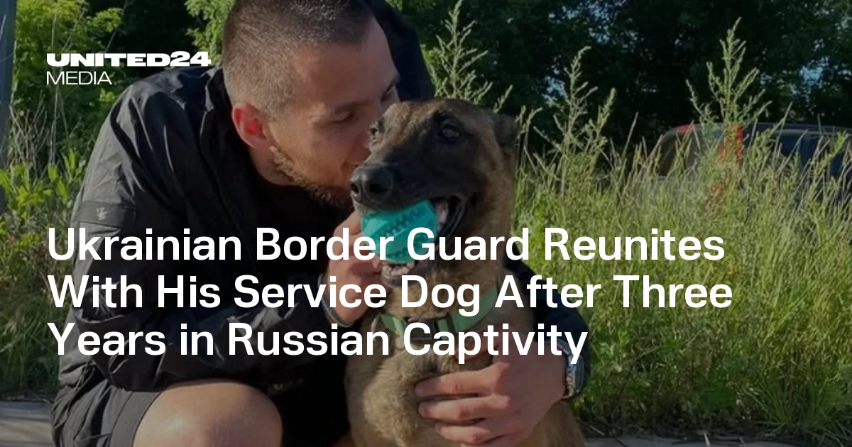 Ukrainian Border Guard Reunites With His Service Dog After Three Years ...