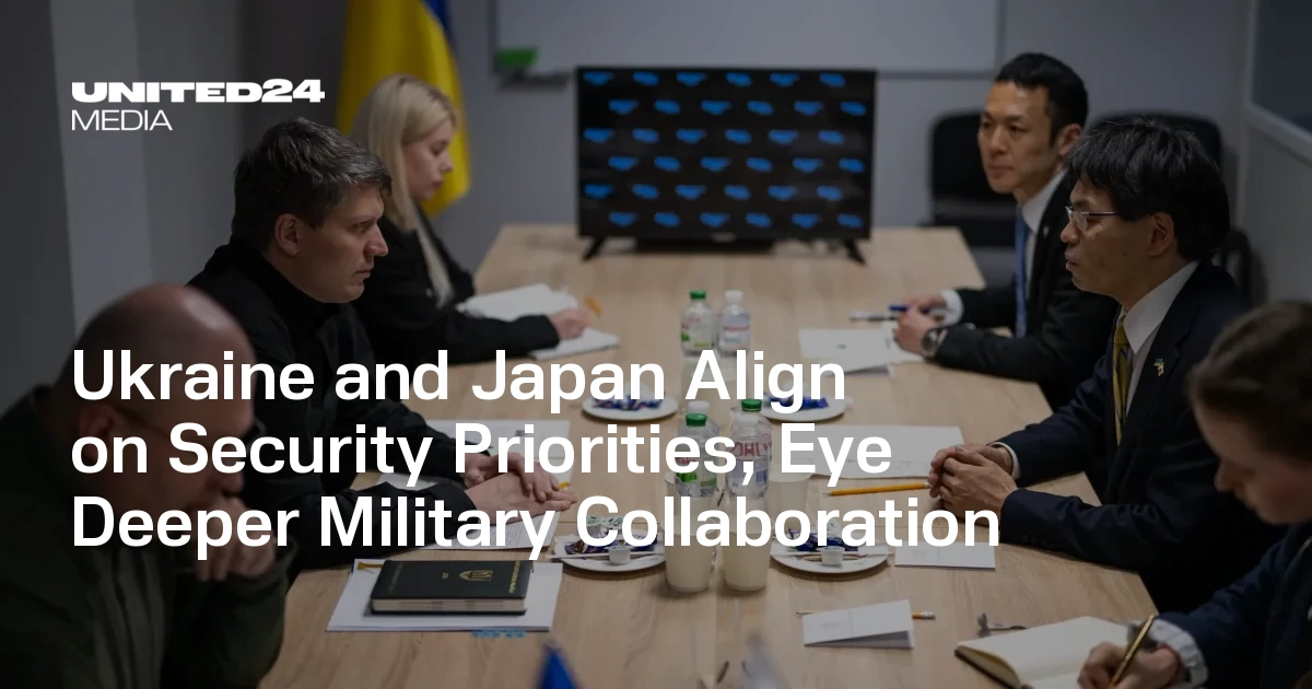 Ukraine and Japan Align on Security Priorities, Eye Deeper Military ...