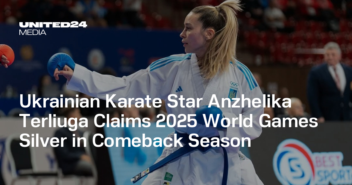 Ukrainian Karate Star Anzhelika Terliuga Claims 2025 World Games Silver ...