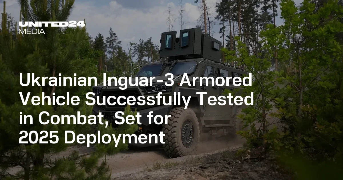 Ukrainian Inguar-3 Armored Vehicle Successfully Tested in Combat, Set ...