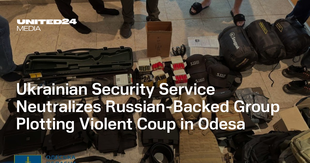Combat Group Targeting Odesa Neutralized by Ukraine's State Security ...