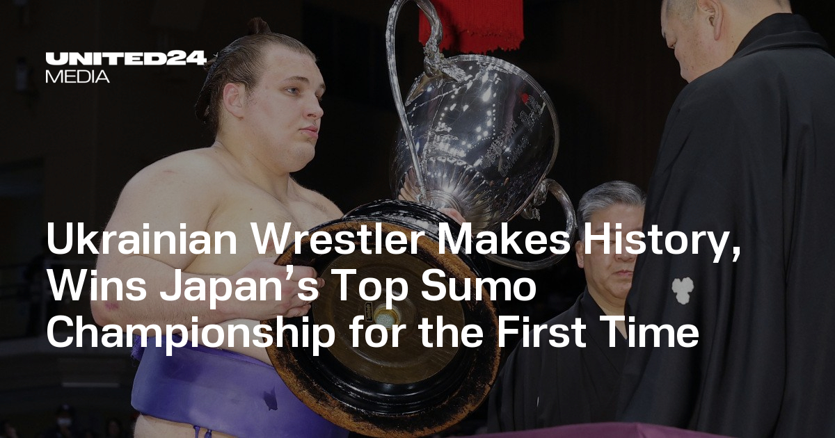 Ukrainian Wrestler Shocks Japan; Wins Most Prestigious Sumo Tournament ...