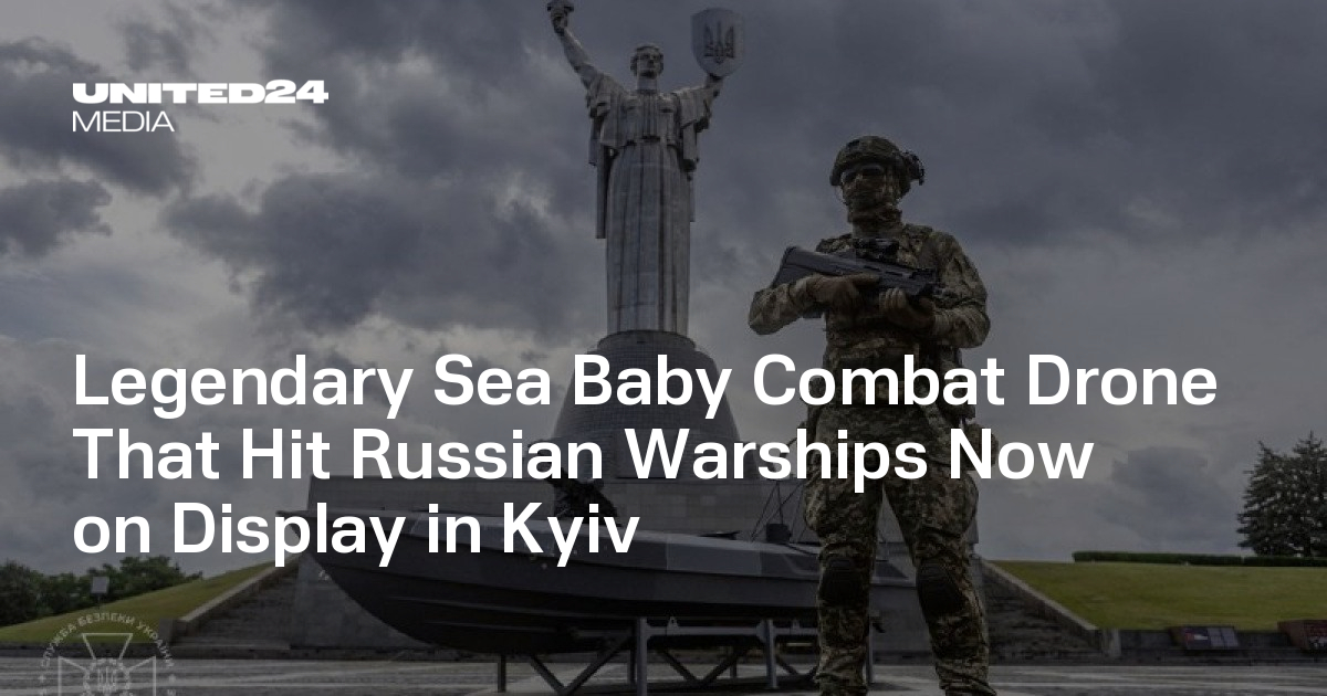 Legendary Sea Baby Combat Drone That Hit Russian Warships Now on ...