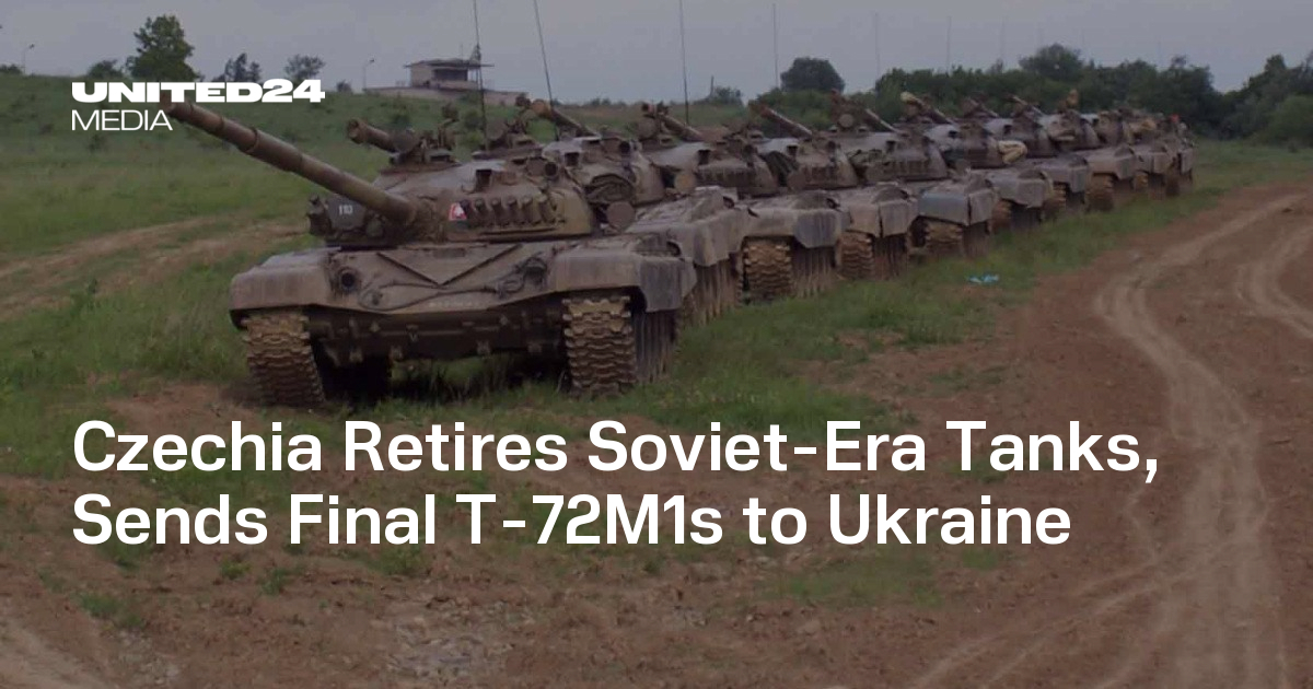 Czechia Retires Soviet-Era Tanks, Sends Final T-72M1s to Ukraine ...