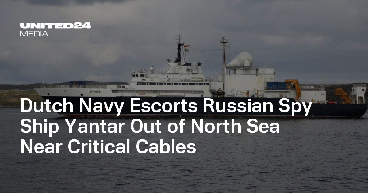 Dutch Navy Escorts Russian Spy Ship Yantar Out of North Sea Near ...