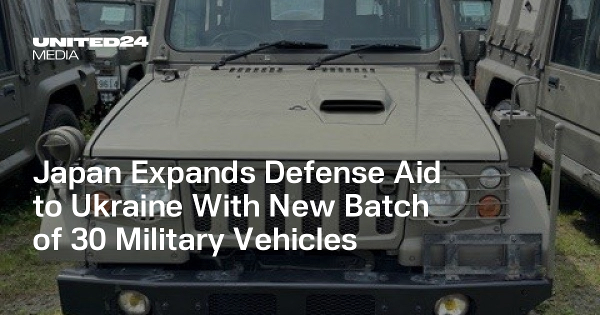 Japan Expands Defense Aid to Ukraine With New Batch of 30 Military ...