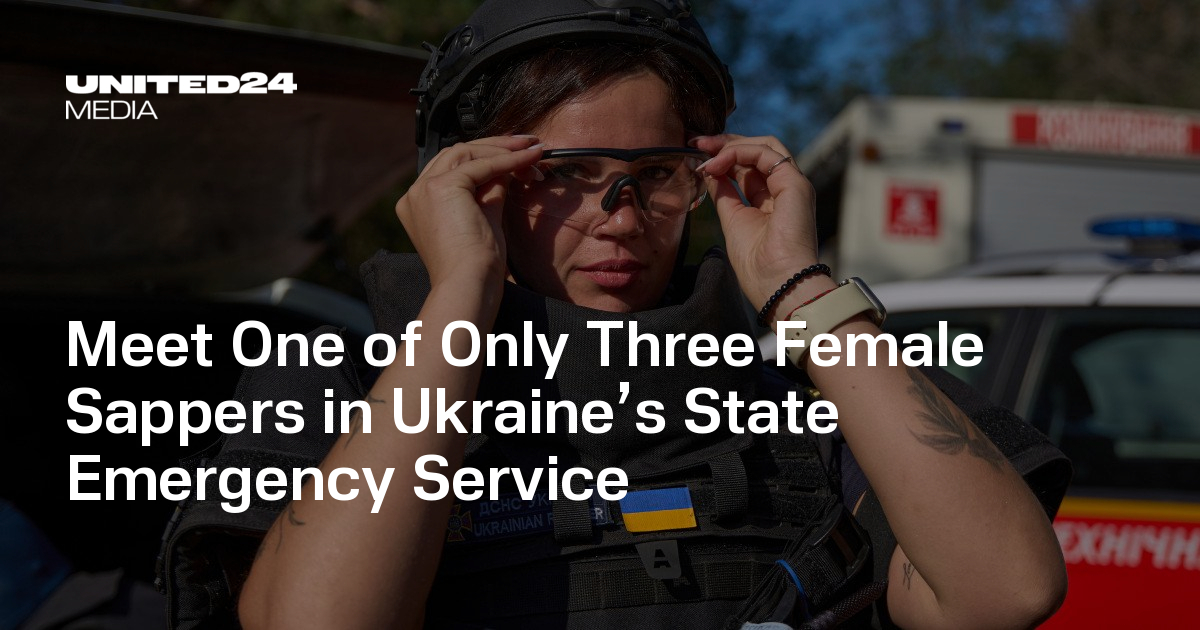 Video Report: Hanna Serhiienko One of Ukraine’s Few Female Sappers ...