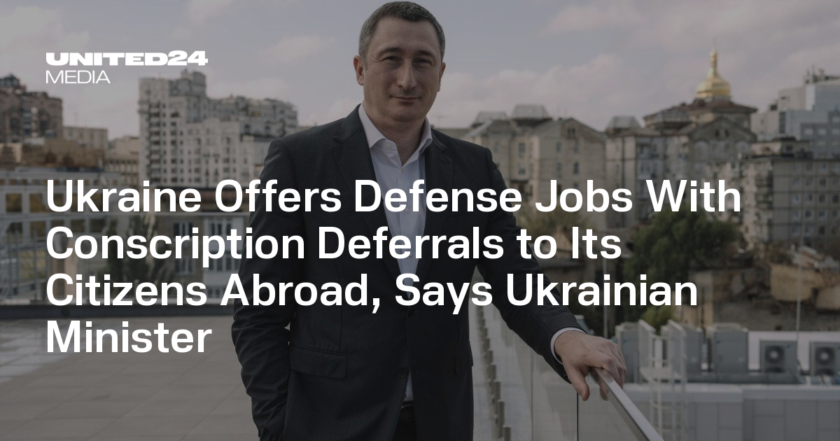 Ukraine Offers Defense Jobs With Conscription Deferrals to Its Citizens ...