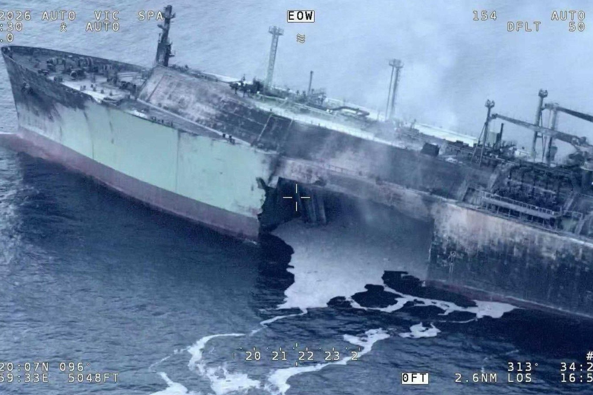 Sanctioned Russian LNG Tanker Arctic Metagaz Erupts in Flames After ...