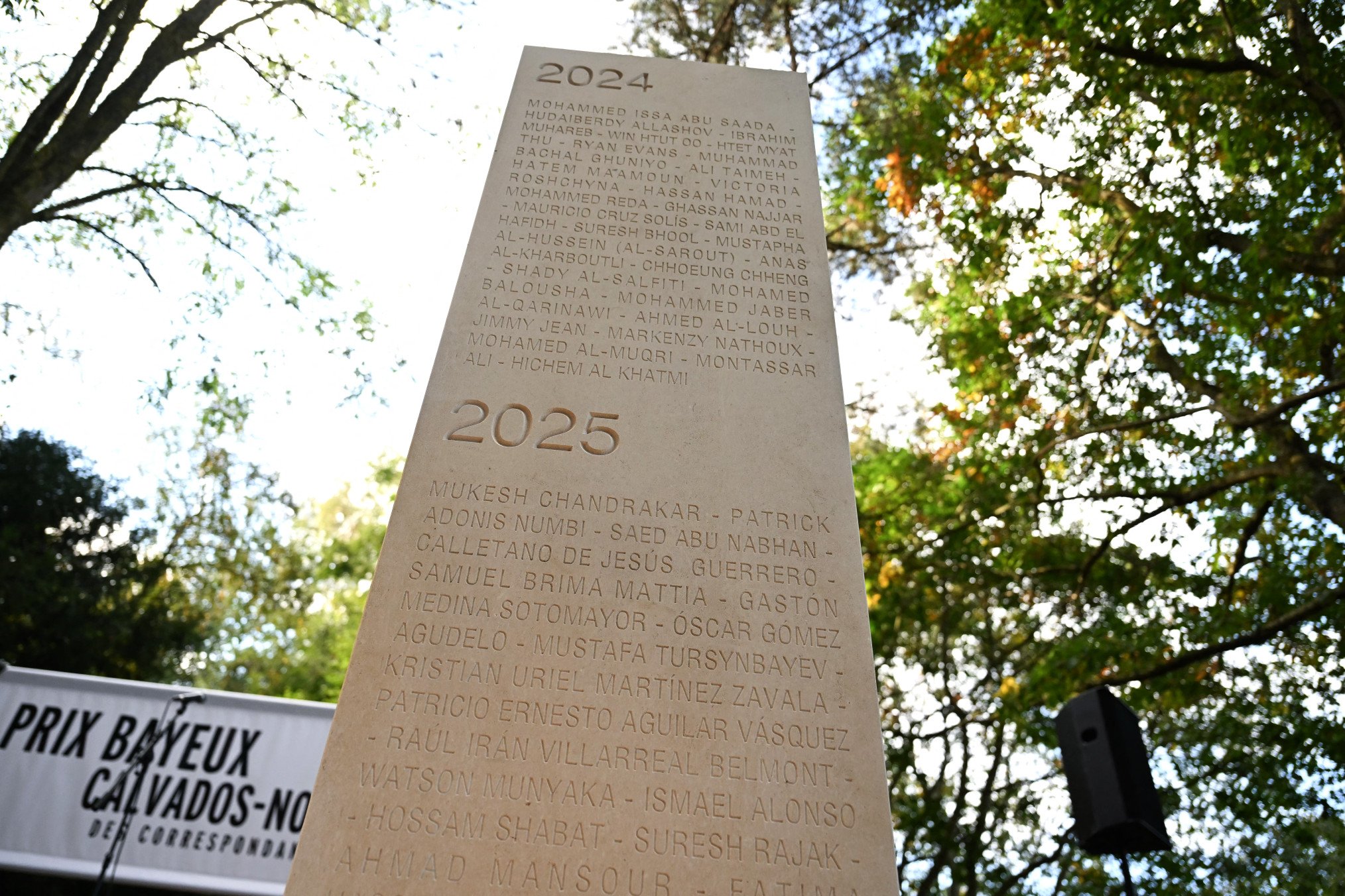 Bayeux Reporters’ Memorial Honors 73 Fallen Journalists, Including ...