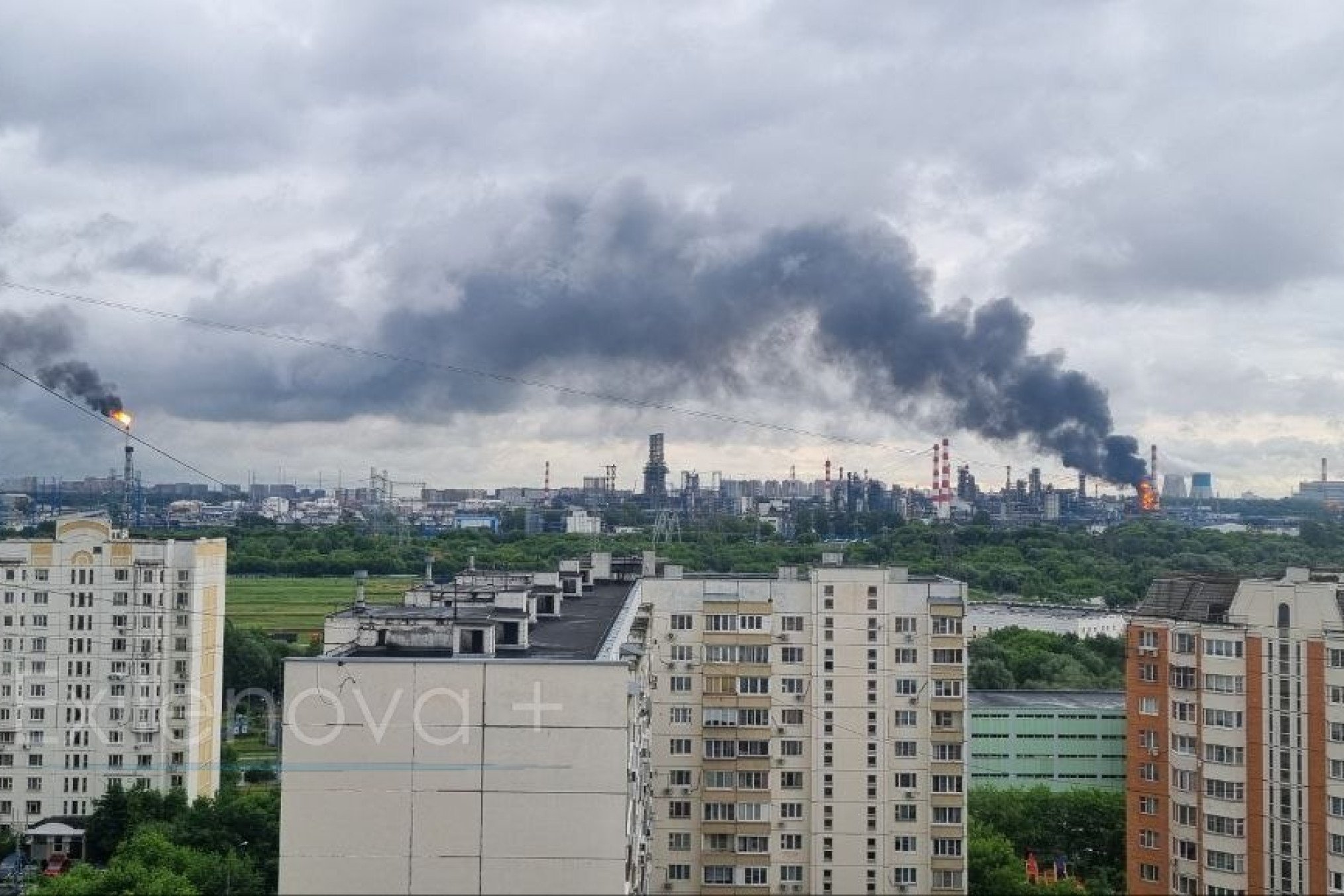Ukrainian Drones Hit Moscow Oil Refinery Supplying 40% of Capital ...
