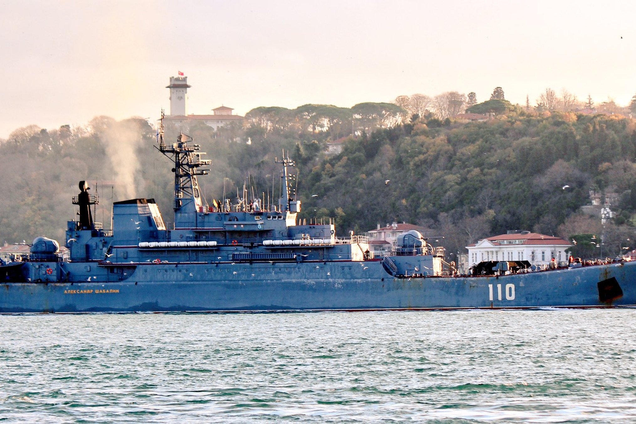 NATO on Alert as Russian Warship Anchors Near Key Maritime Corridor in ...