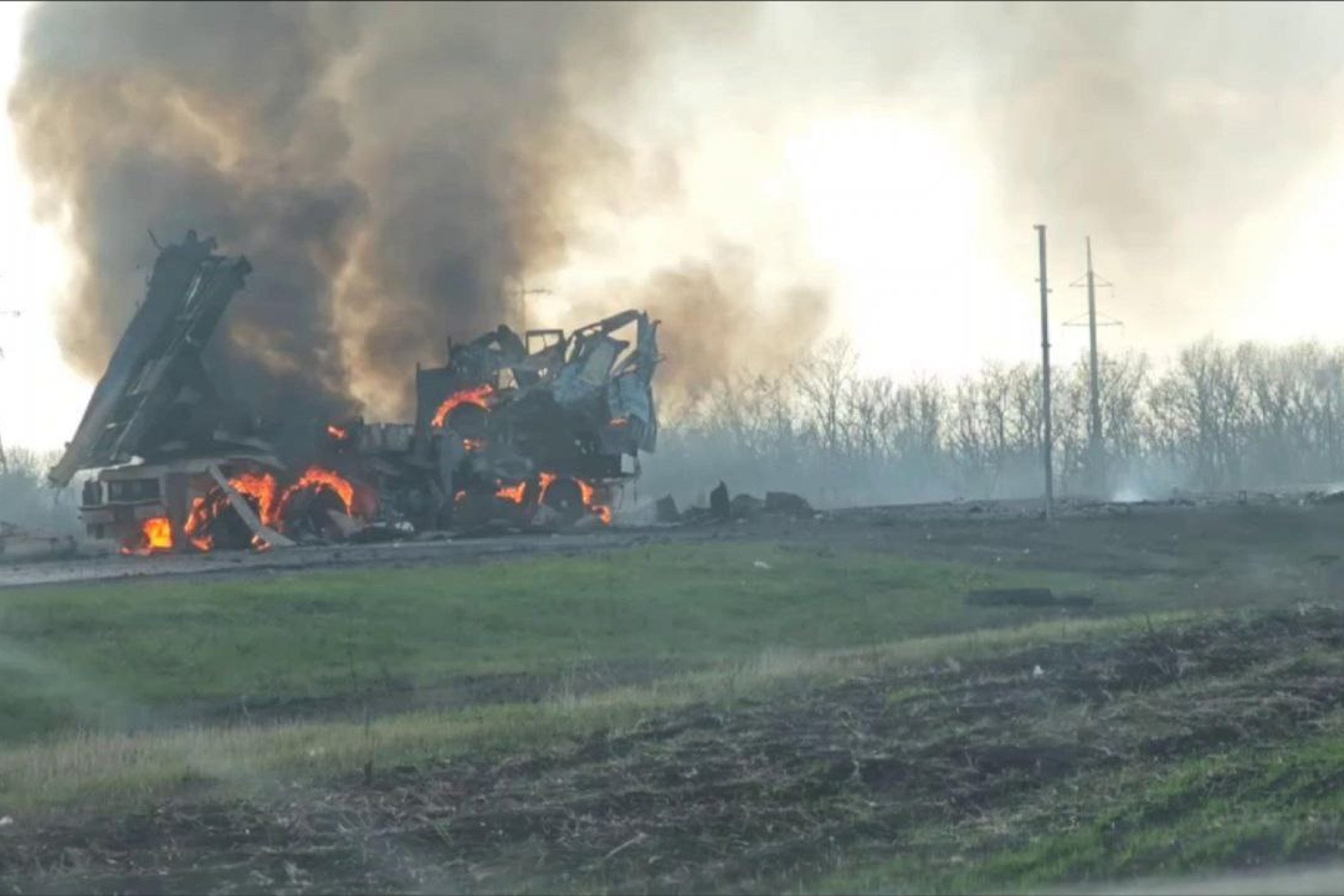 Secret Ukrainian Middle Strike Drone Hits Rare North Korean Launcher ...