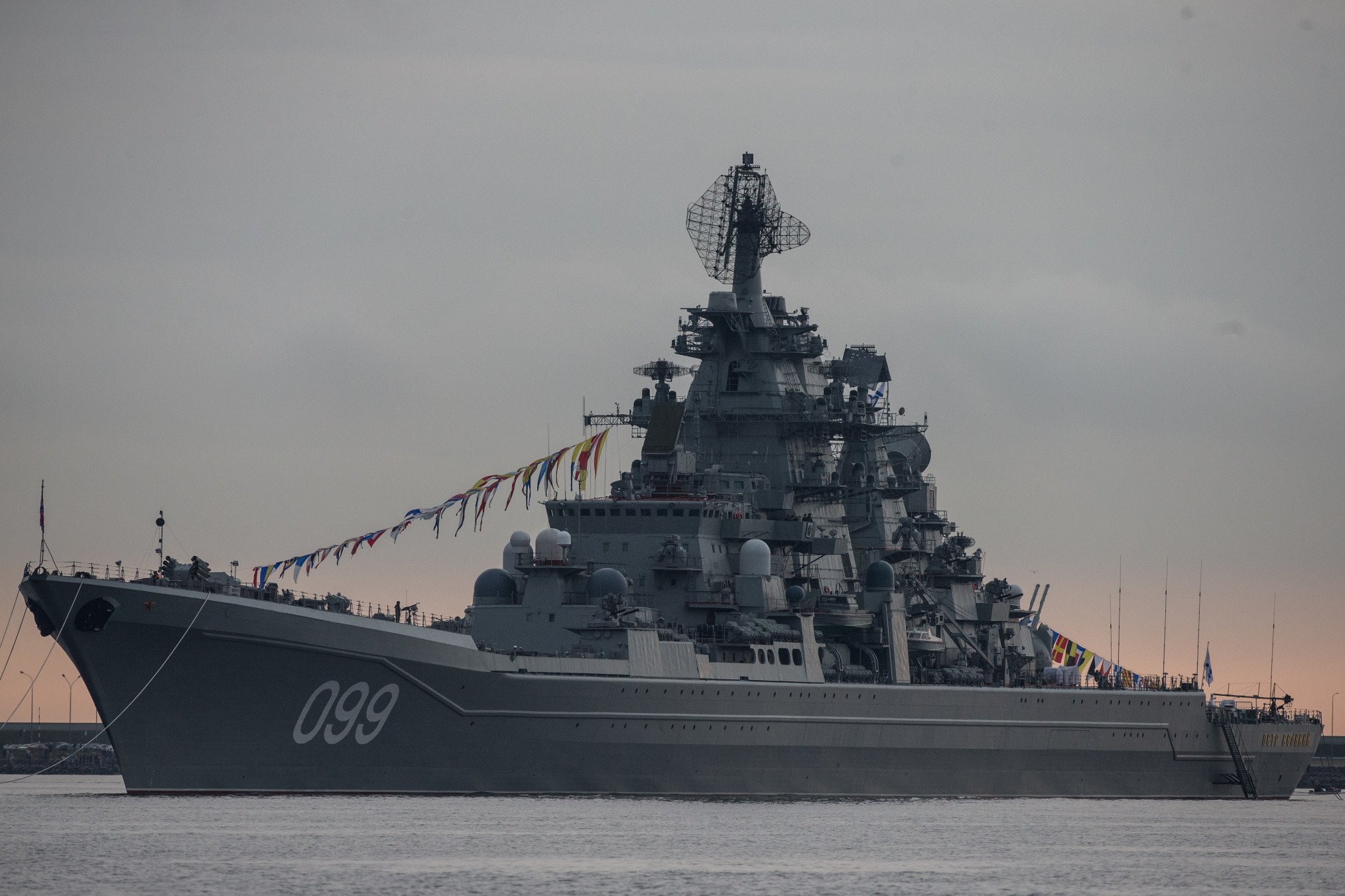 Satellite Image Reveals Russia’s Pyotr Velikiy Nuclear Battlecruiser ...