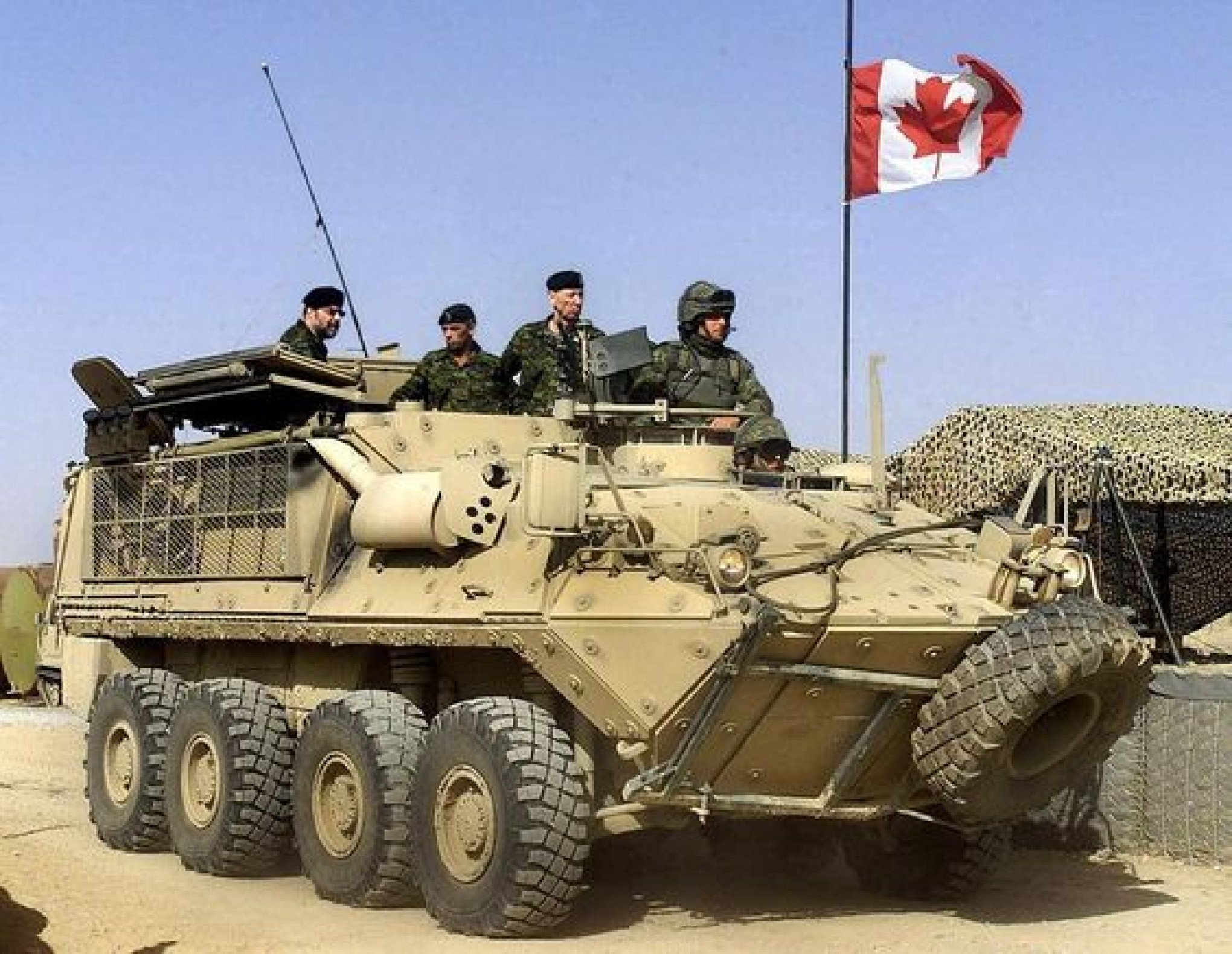 Meet the Bison and Coyote: Canadian Armored Vehicles En Route to ...
