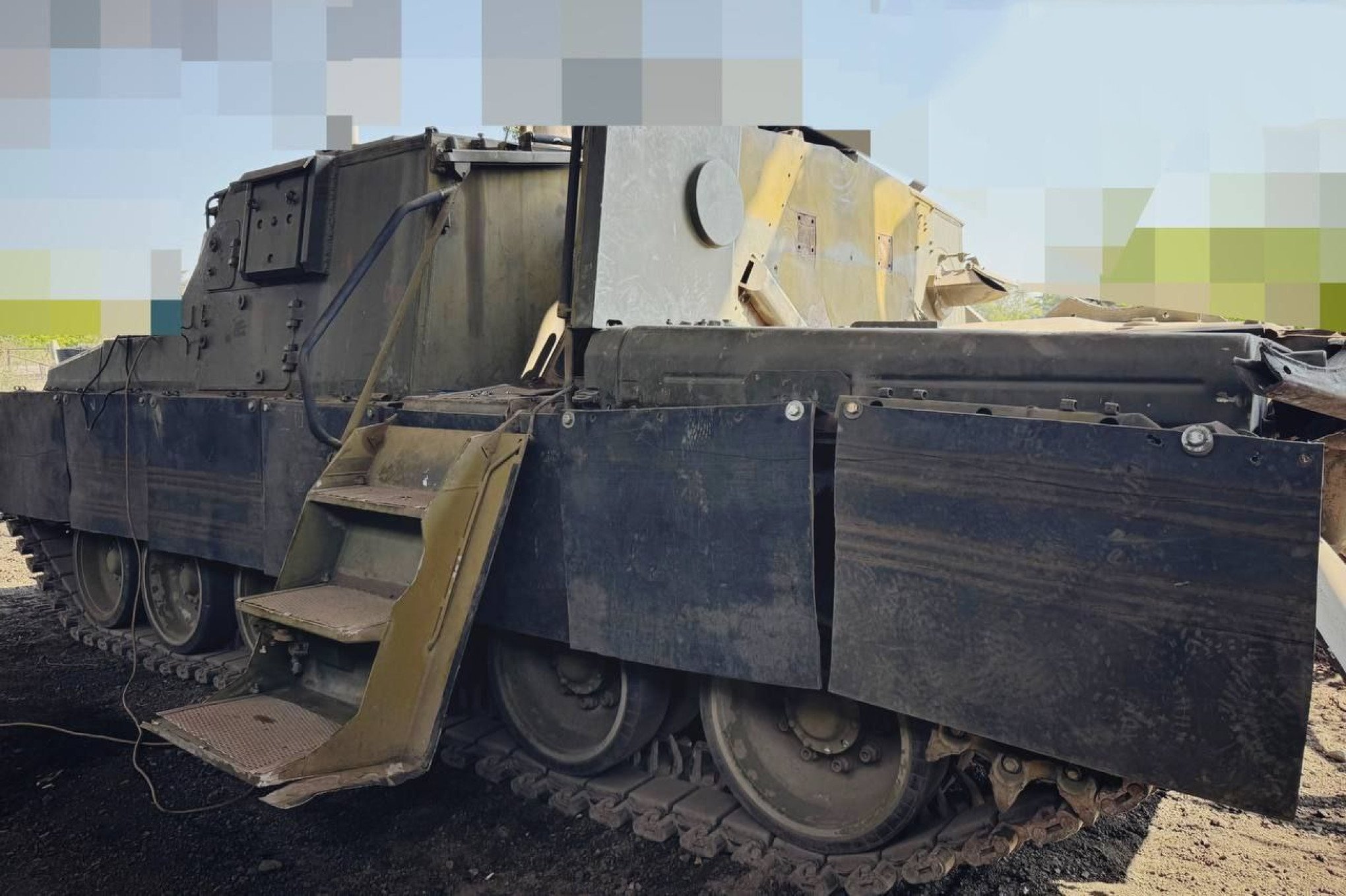 Rare Russian Ladoga Armored Vehicle Spotted – T-80 Tank Modified for ...