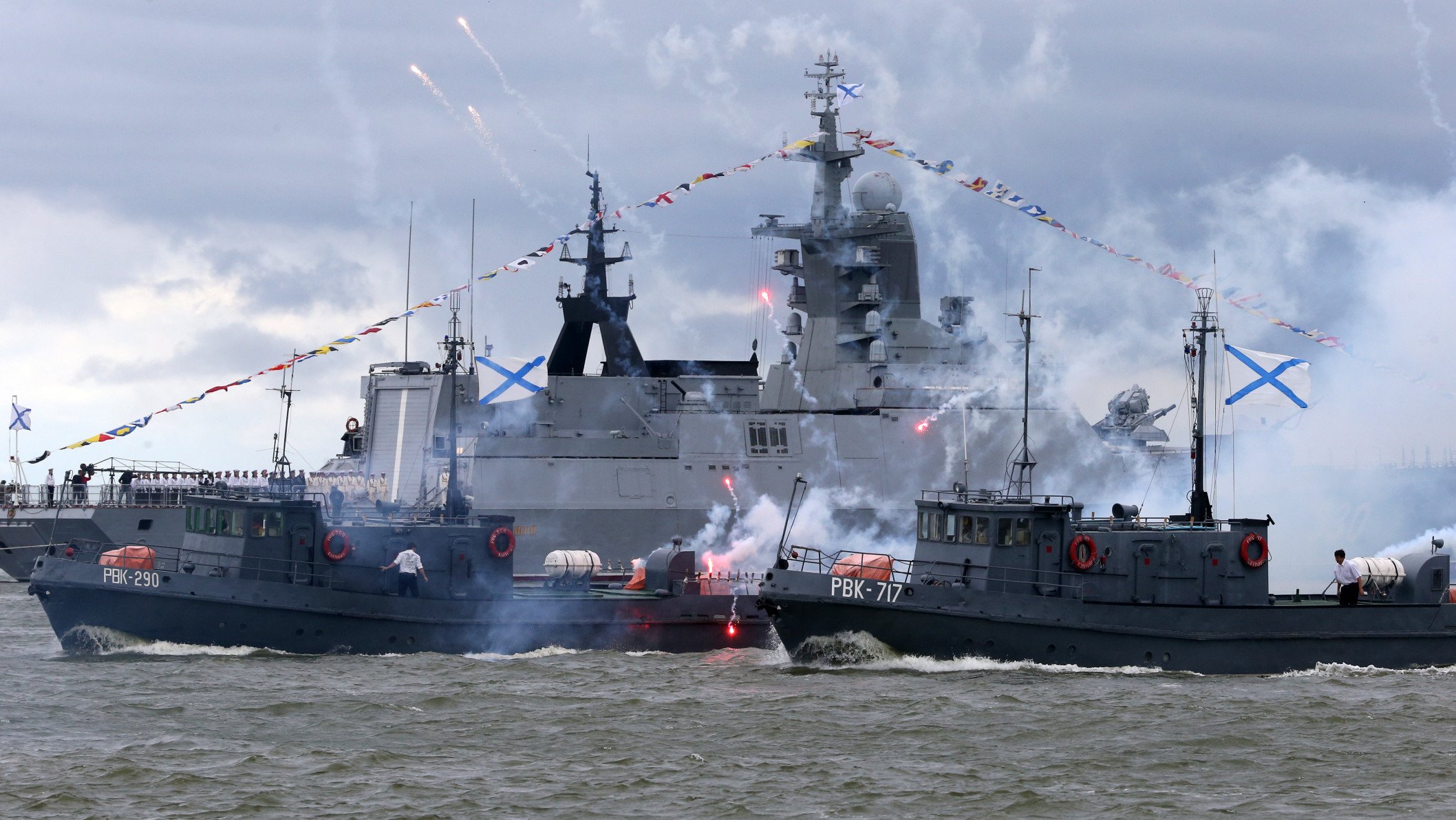 Russia Sends Warship to Shield Sanctioned Tankers in First-Ever Escort ...