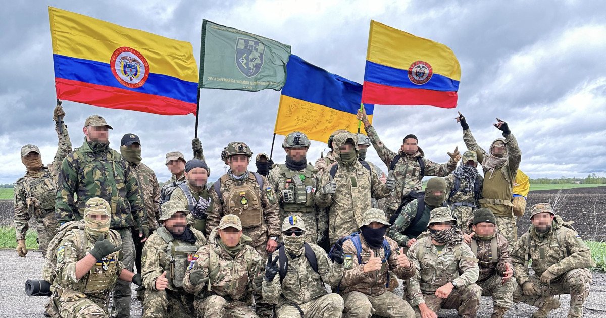 Colombian Volunteers Fight Alongside Ukraine, Bringing South American ...