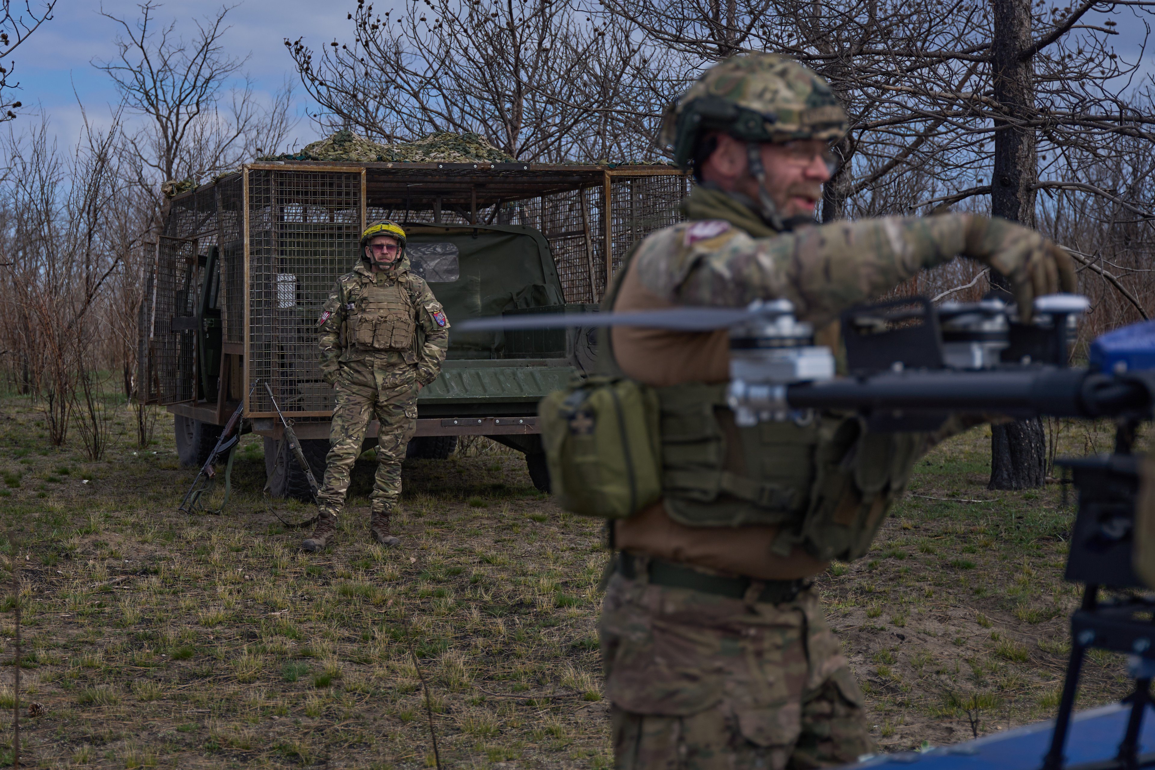 Vampire Drone Deployment: Ukrainian Soldiers Tackle Nighttime Battles ...