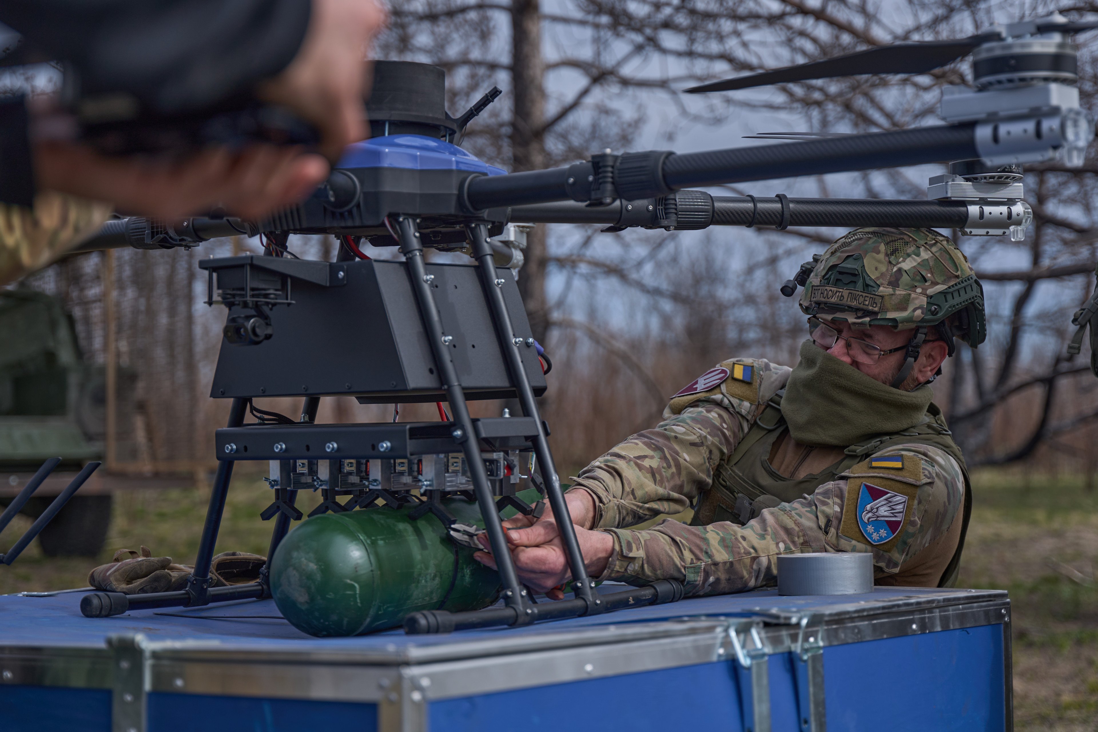 Vampire Drone Deployment: Ukrainian Soldiers Tackle Nighttime Battles ...
