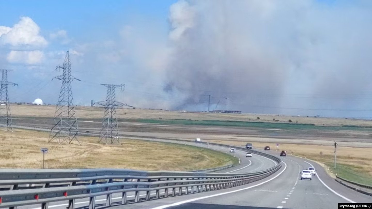 NASA Satellites Reveal Fire at Russia's Drone Launch Site in Occupied ...